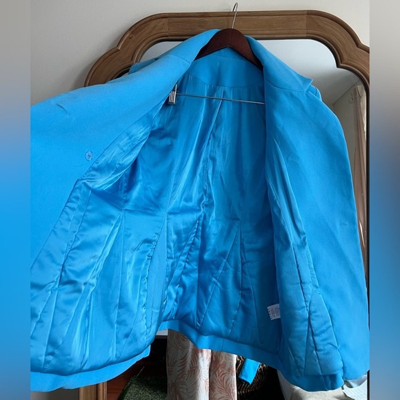 House of CB | Jackets & Coats | House Of Cb Lara Robins Blue Double ...